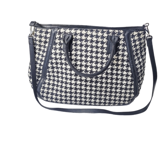 Vera Bradley | Bags | Vera Bradley Houndstooth Large Tote Weekender | Poshmark